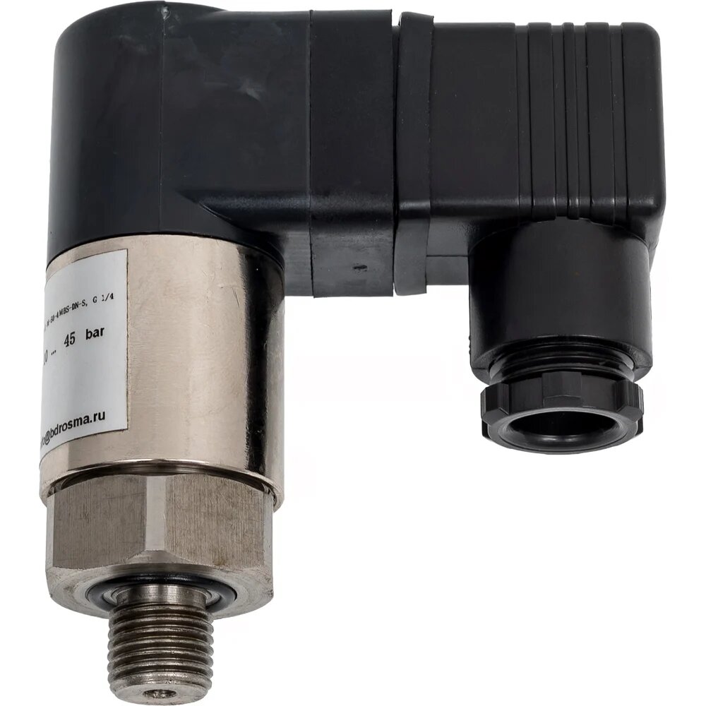 Малогабаритное реле давления BD РД-М-50 (10‑45) бар, G1/4 (нар) 1231205008, питание 220В, защита IP65, соединение