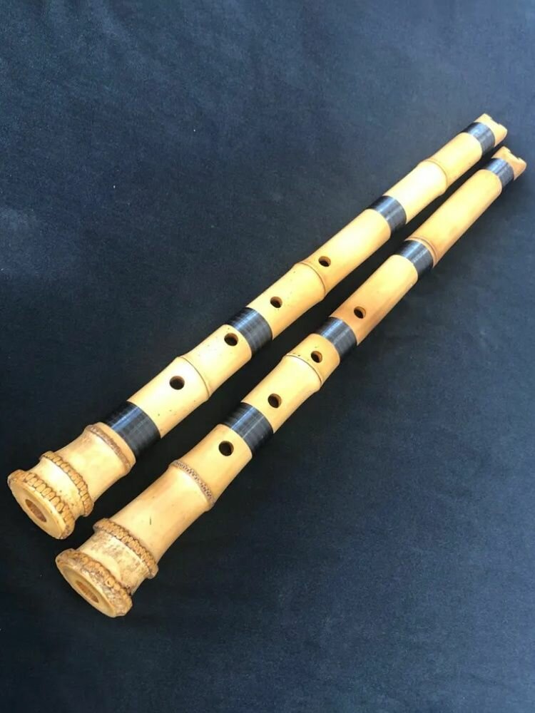 Сякухати бамбуковая флейта 5 отверстий ручной работы для медитации и музыки **Японская традиционная флейта Shakuhachi** Подарок музыканту, духовный инструмент