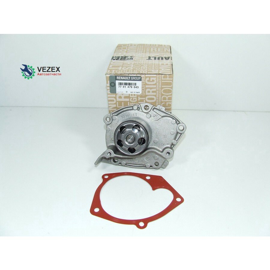RENAULT 7701479043 Помпа, водяной насос RENAULT Megane/Laguna/Trafic 1.8/2.0L+1.9DCI 01- 7701 479 043
