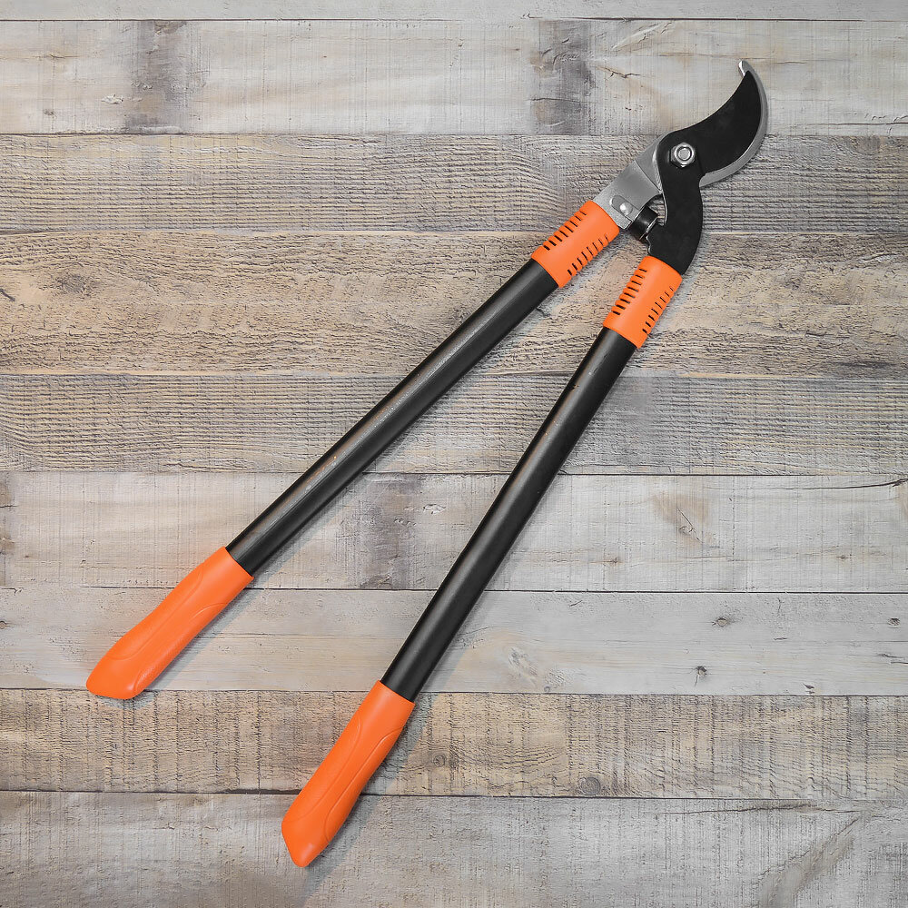 Сучкорез садовый 68 см с телескопической ручкой, нержавеющая сталь, рукоятки tpr