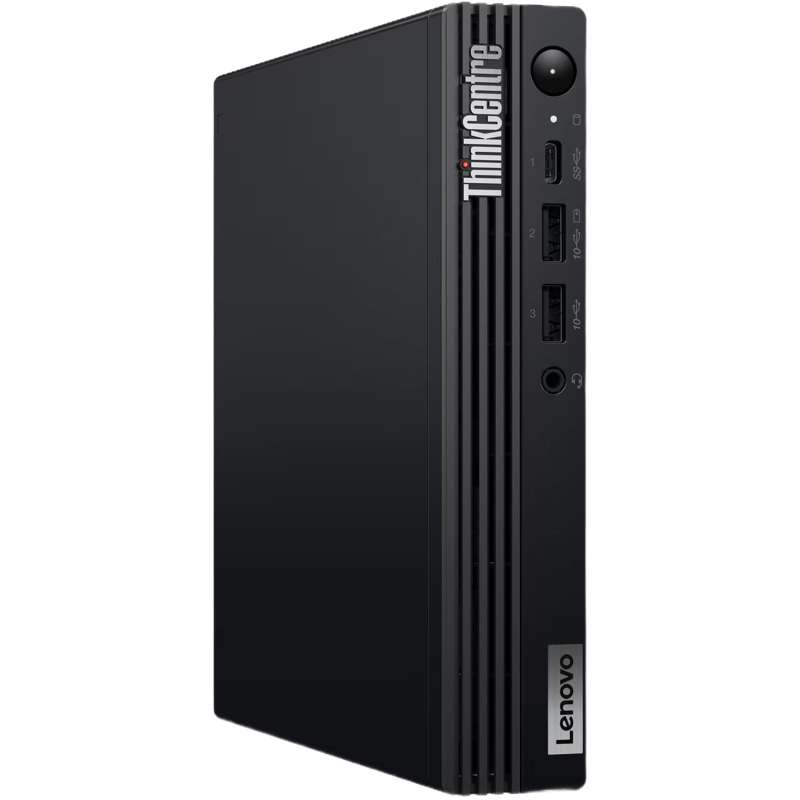 Lenovo Неттоп Lenovo ThinkCentre M70q Gen 5 12TESKR400 (Core i5 14400T-1.50ГГц, 16ГБ, 512ГБ SSD, UHDG, 1Гбит LAN, WiFi, BT, без ОС), черный + клавиатура + мышь