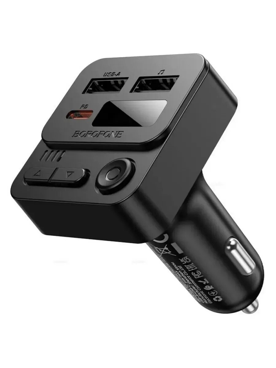 Компактный FM-трансмиттер с Bluetooth и дисплеем