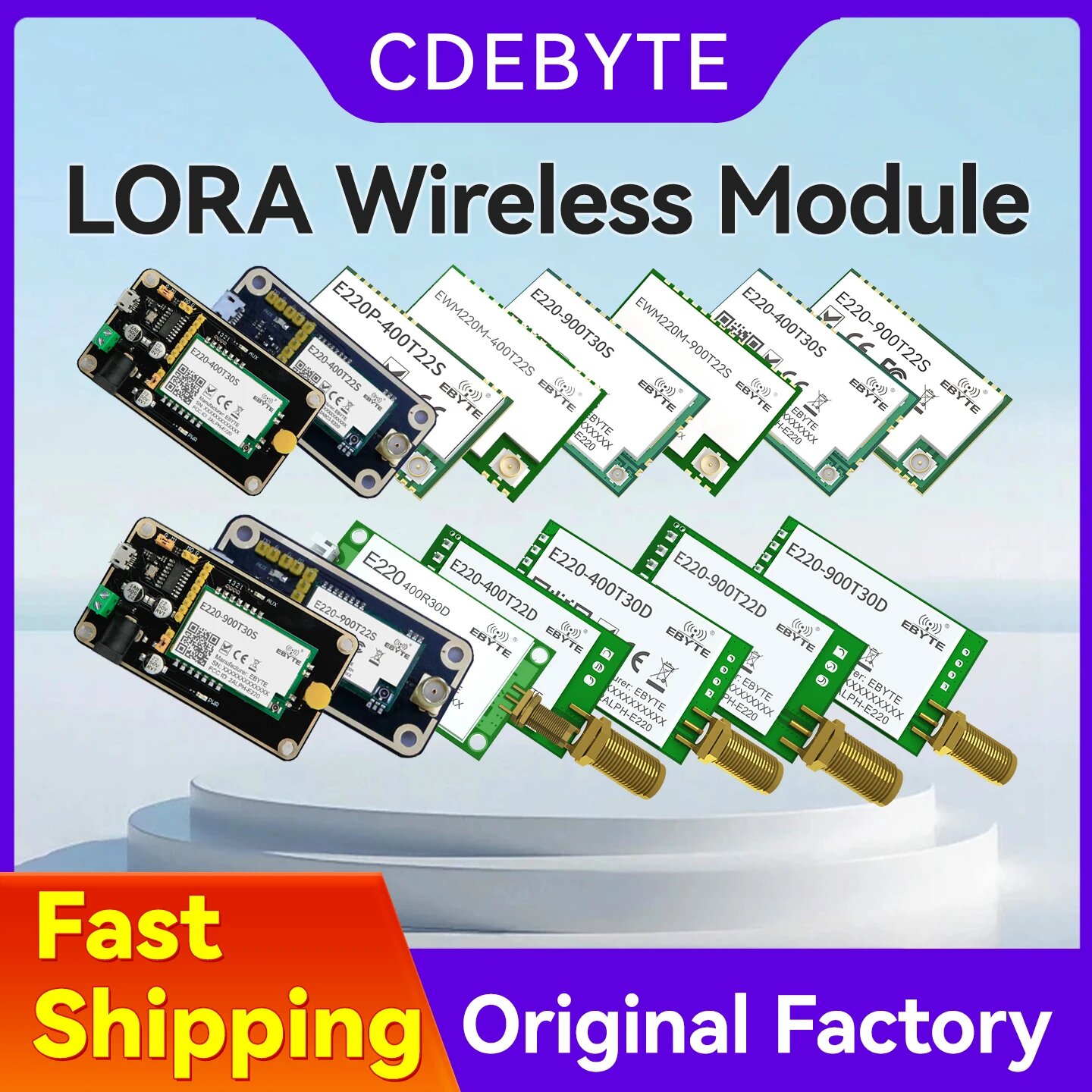 E220-400TBH-01 LoRa модуль с USB и антенной — фото 1