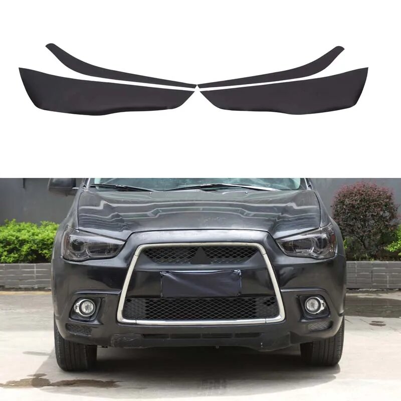 Для Mitsubishi ASX 2011-2018 ТПУ черная автомобильная фара пленка декоративная наклейка защита автомобиля модификация аксессуары
