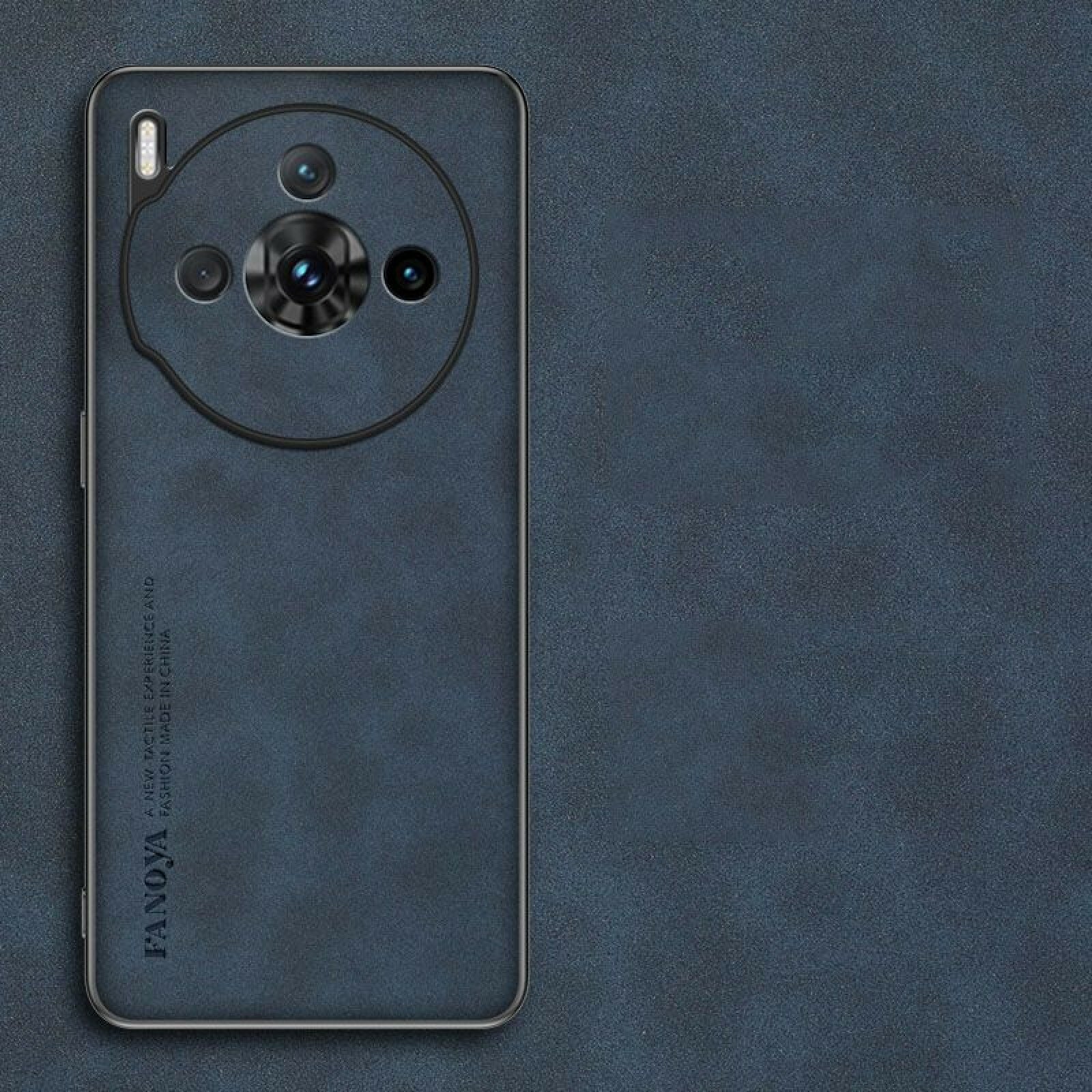 Жесткий чехол MyPads для Nubia Z60S Pro синий, надежная защита от ударов и царапин