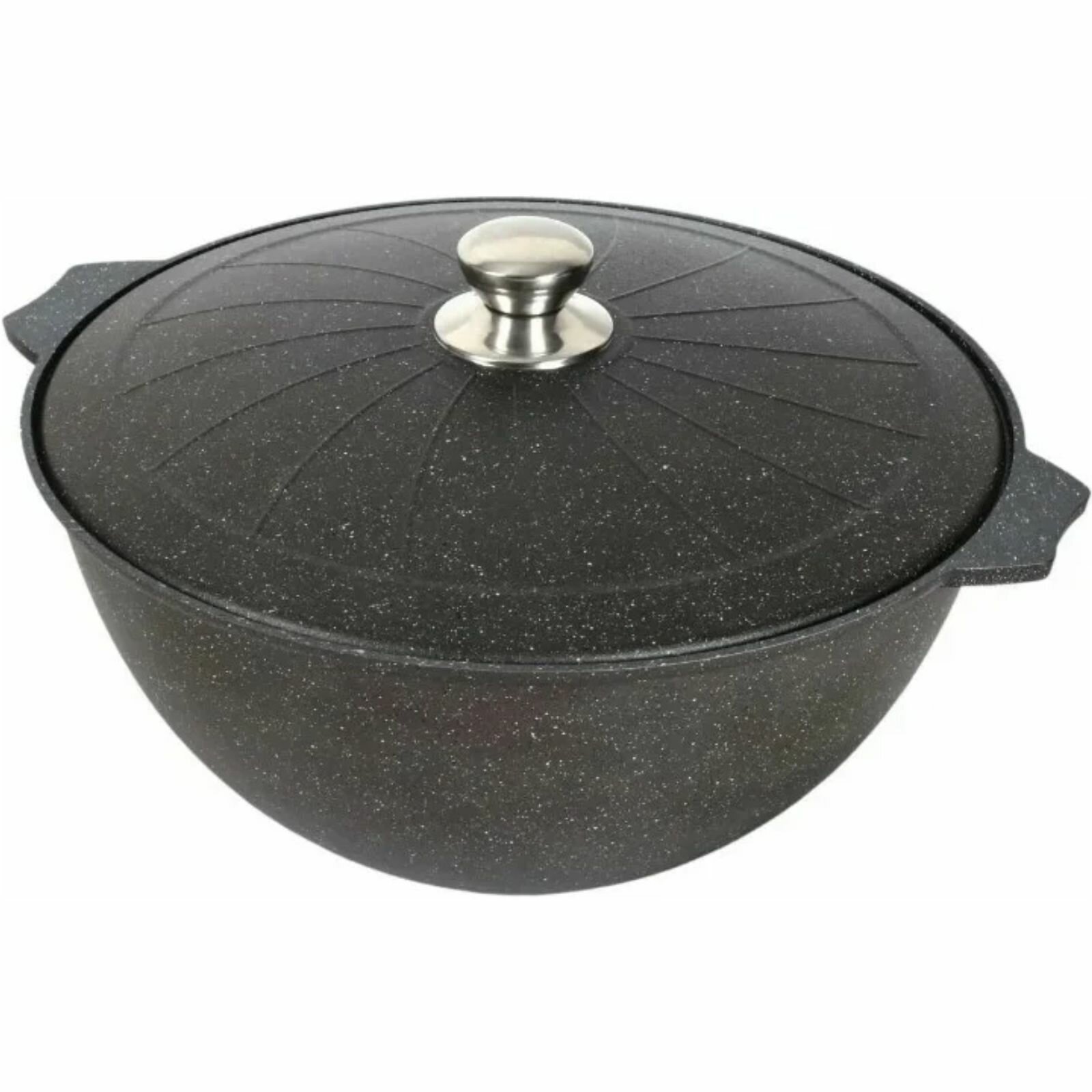 Казан Для Плова Гранит Black 10л d360 h171 АП Мет/Кр Мечта 510802