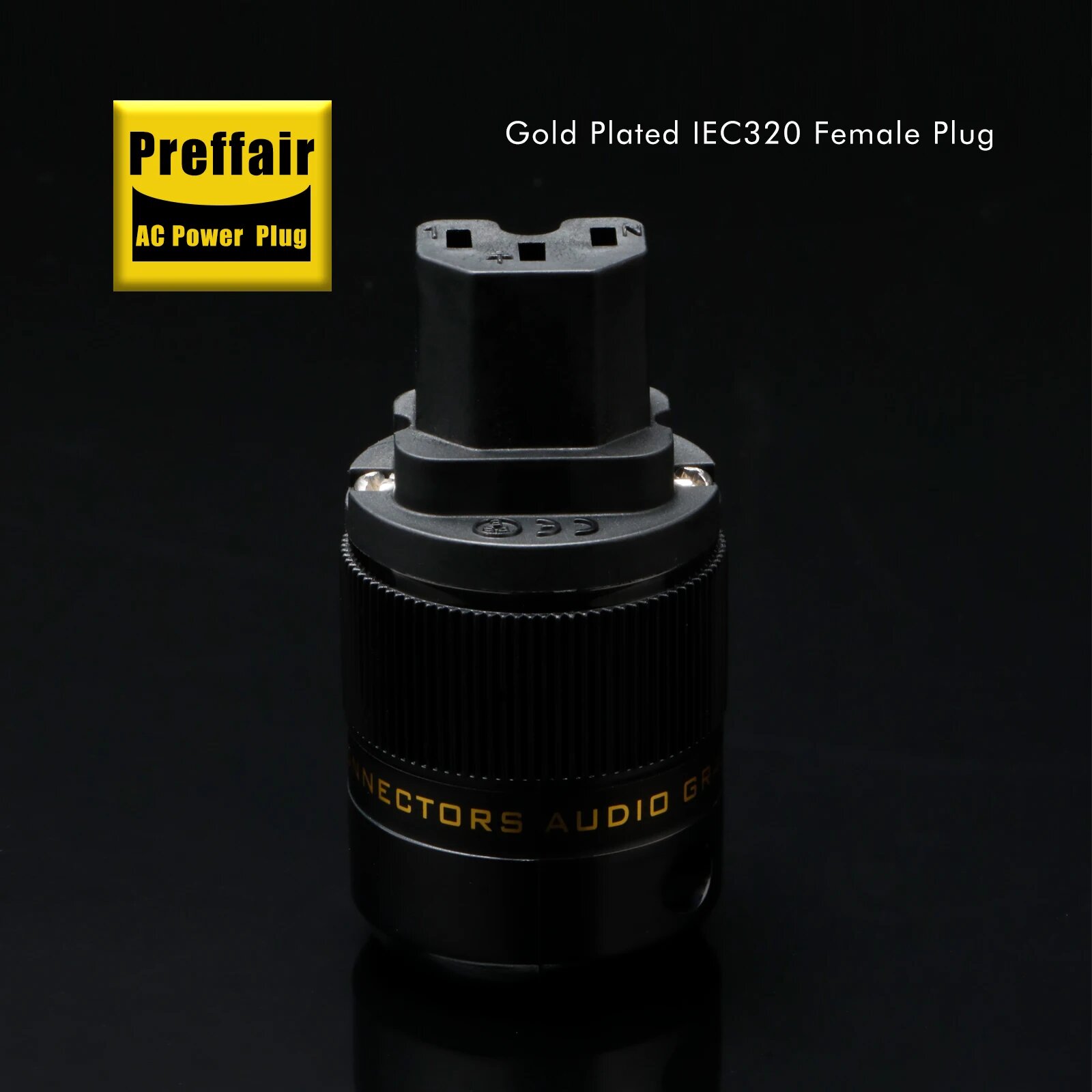 Preffair IEC320 Gold Plated Female Plug C078