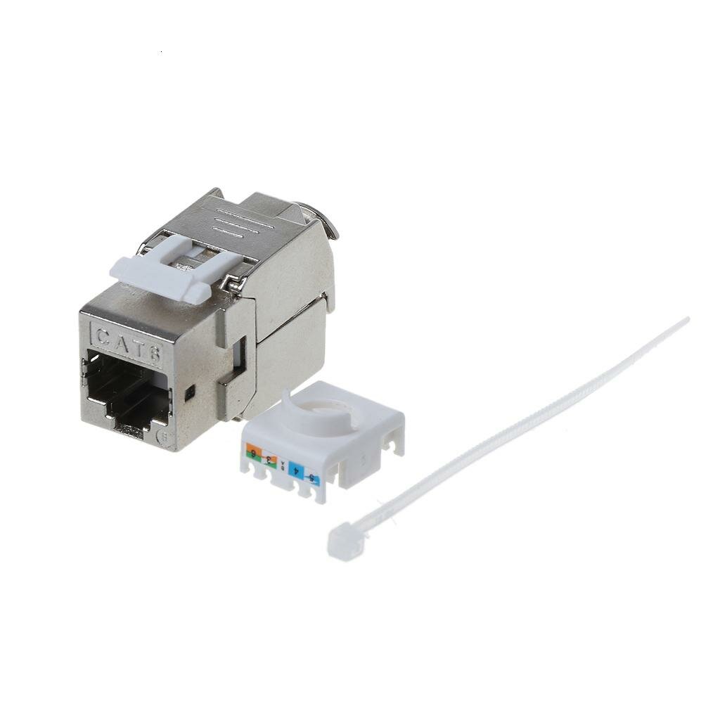 Кейстон-адаптер RJ45 Cat6A экранированный, КАТ6