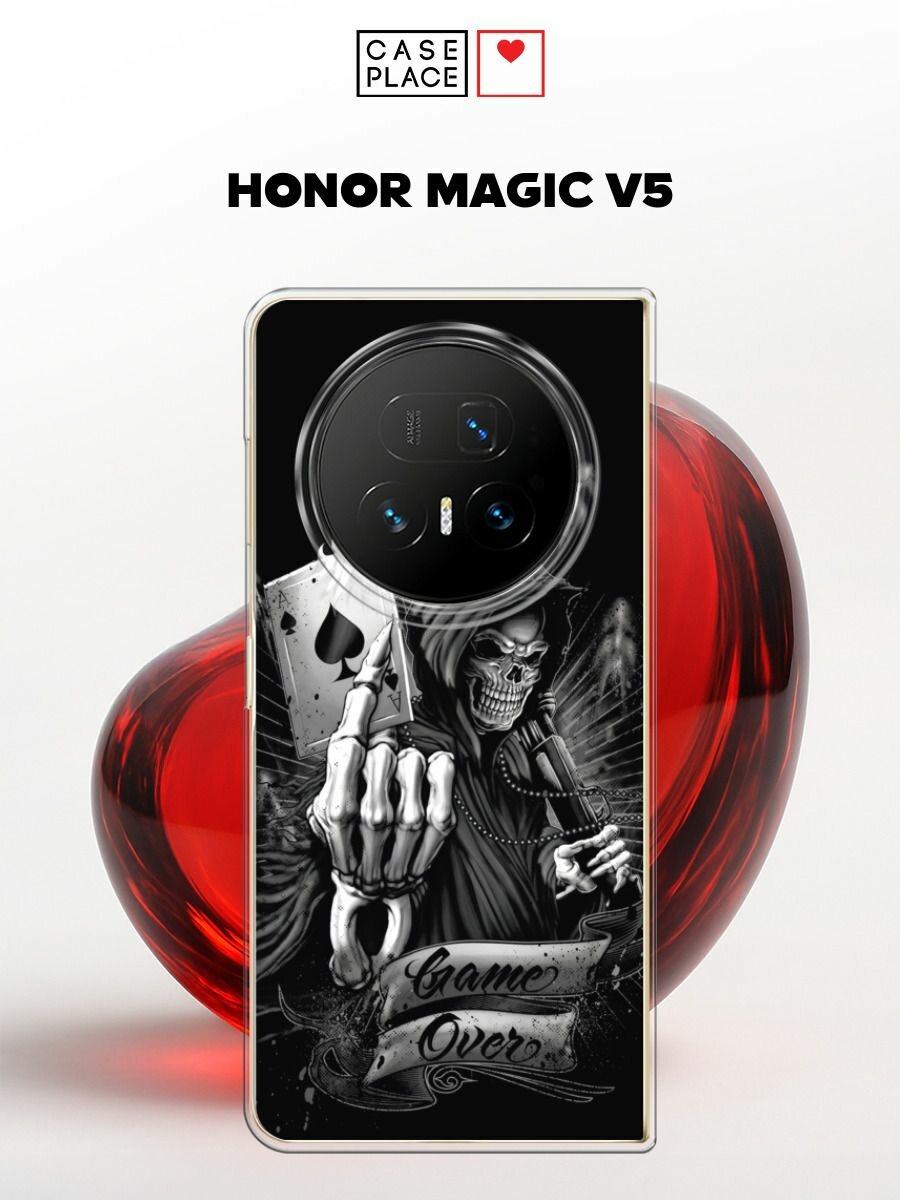 Чехол на Honor Magic V5 / Хонор Мэджик V5 с принтом Конец игры