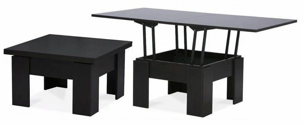 Стол трансформер обеденный венге 80х80см высота 40см, 160х80 высота 750 см, толщина столешницы 16 мм