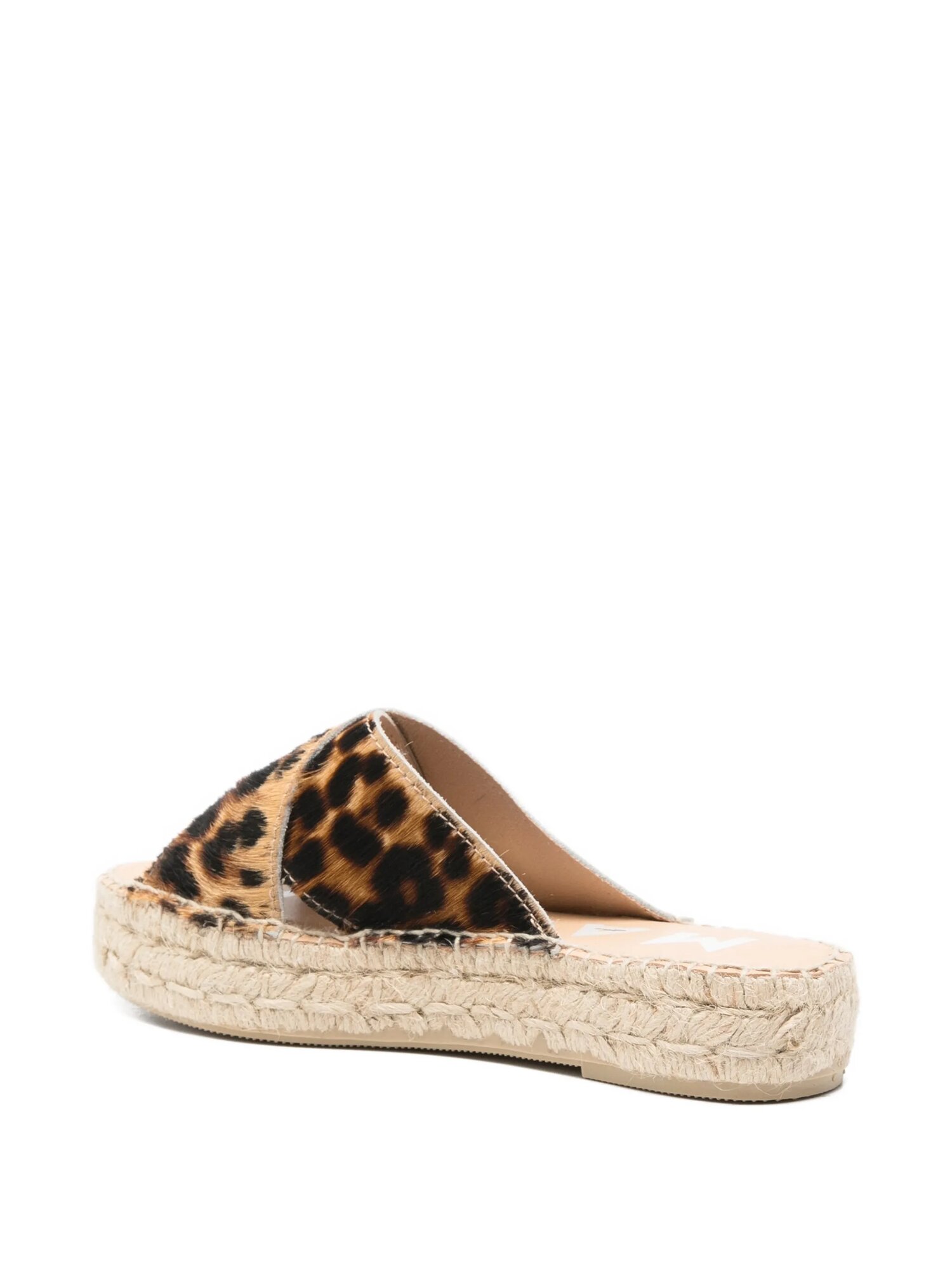 Эспадрильи Manebi Criss-cross leopard-print espadrilles, размер 40, разноцветный — фото 1