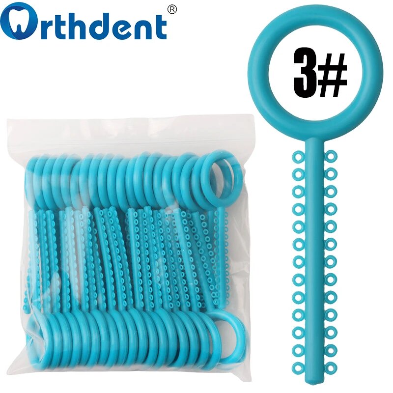 Ортодонтические лигатуры Orthdent, Color 3, 1040 шт.