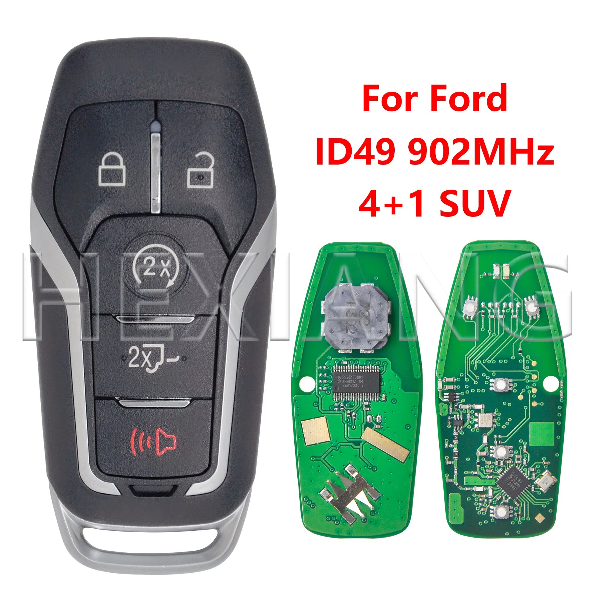 Ключ для Ford Fusion Explorer Edge Mustang 4+1 SUV ID49 902MHz