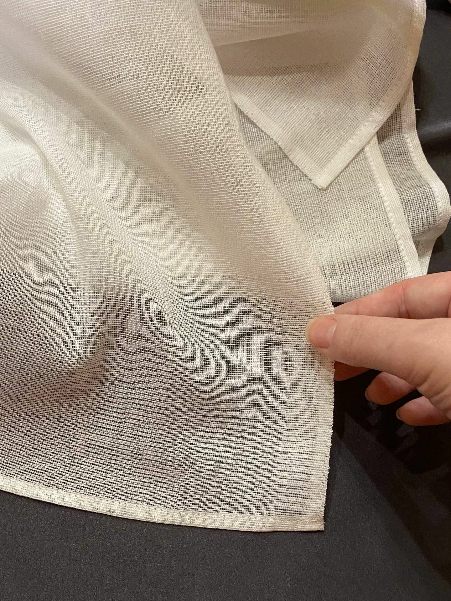 Марля для глажки белья, Ткань для глажки, Сетка для утюга, Проутюжильник хлопковый, 80x45 см