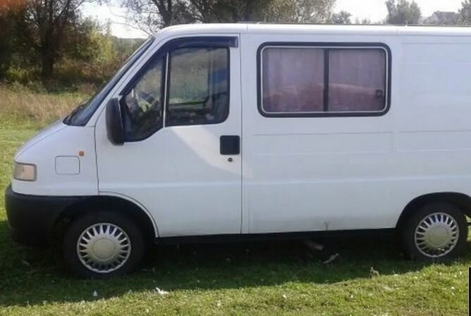 Дефлекторы боковых окон для Fiat Ducato (Фиат Дукато) 1994-2007 русская сборка, ветровики на двери автомобиля, Кобра Тюнинг