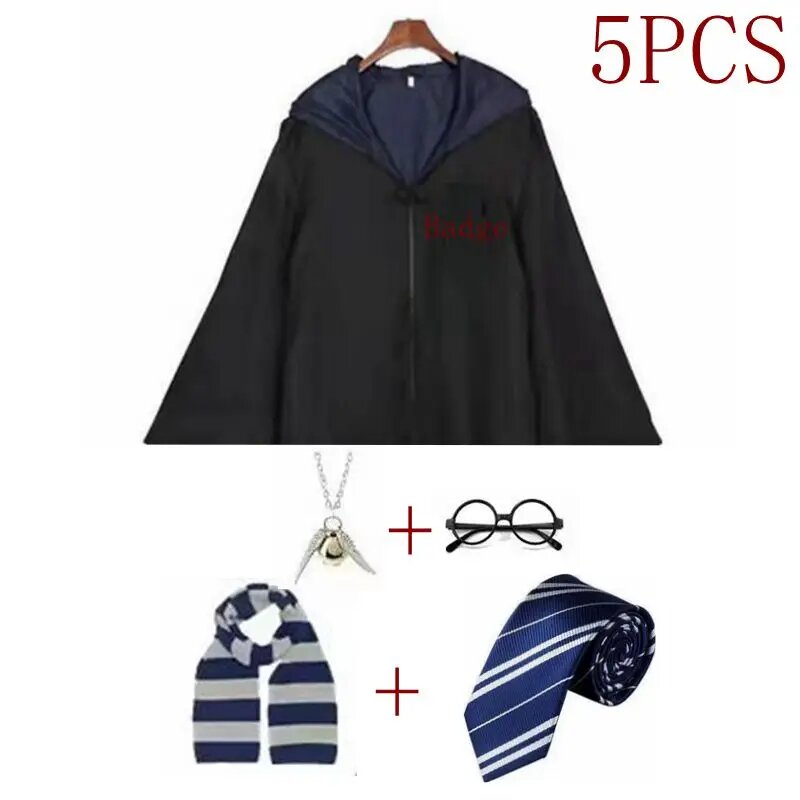 Костюм Гарри Поттера Темно-синий, XXL, 5pcs14