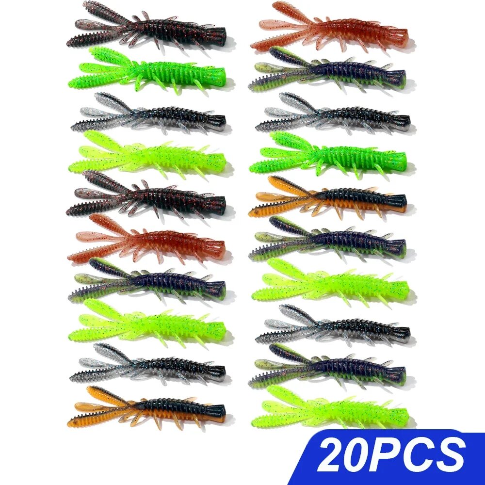 GOBAT Плавающие силиконовые приманки для карпа 5/6/7 см 10/20 шт 7cm, 20pcs H