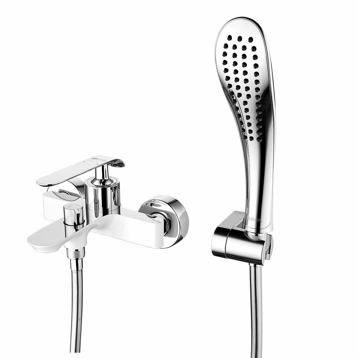 Смеситель для ванны Lemark Melange LM4934CW хром, рычажное управление, латунь