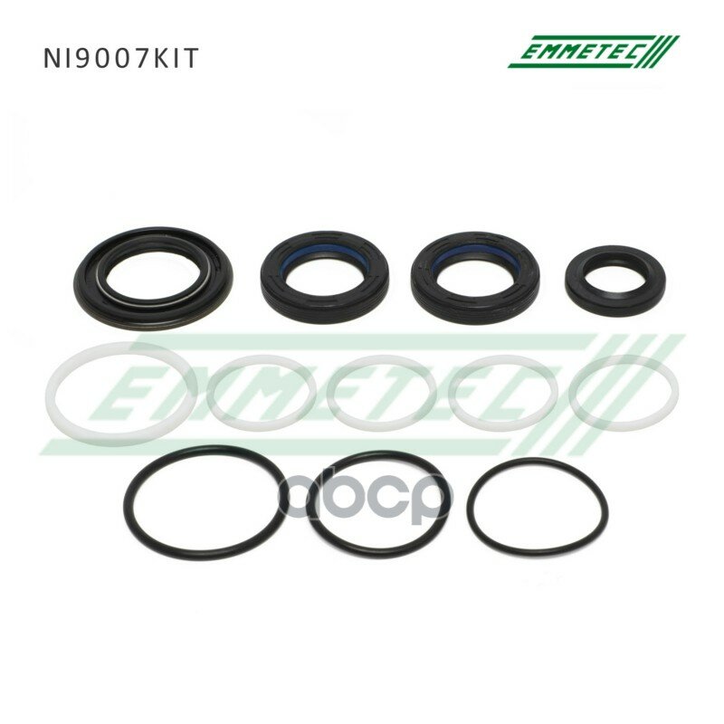 Ремкомплект рулевой рейки с гидроусилителем руля NISSAN Almera 2000-2004, NISSAN Primera P12 2002- EMMETEC арт. NI9007KIT