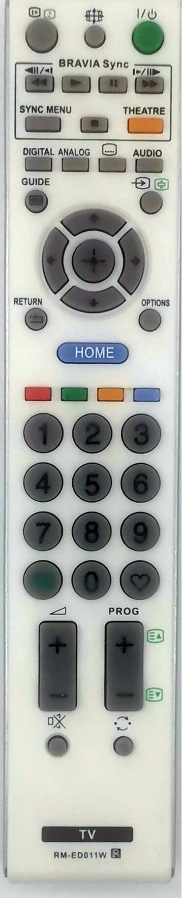 Пульт управления для телевизоров Sony RM-ED011, белый