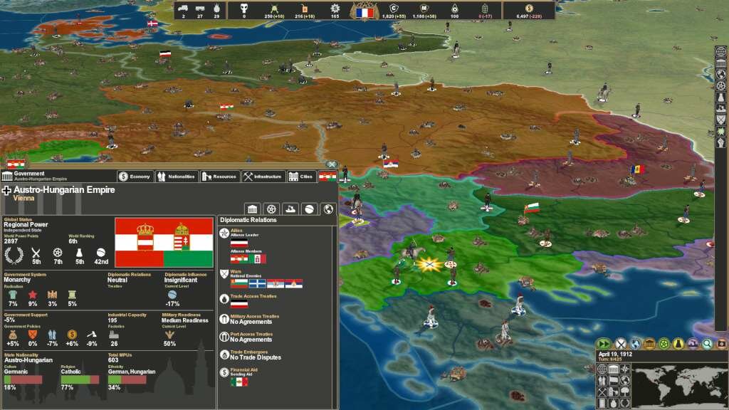 Making History: The World Wars PC Steam Ключ • Активация Steam