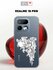 Чехол на Realme 16 Pro / Реалми 16 Про с принтом Готическая лилия 2