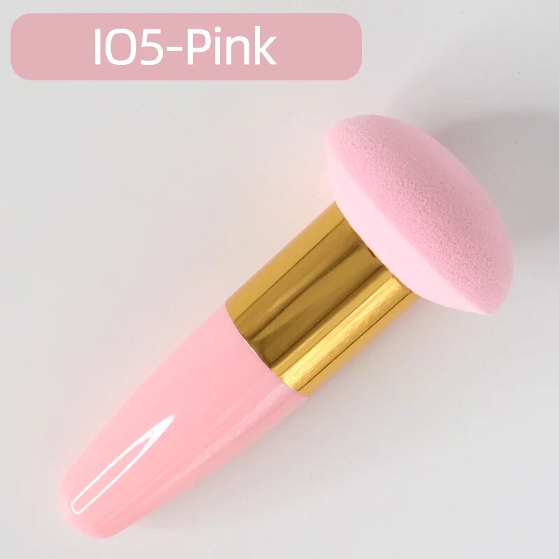 Пуховка для макияжа грибочком, IO5-Pink