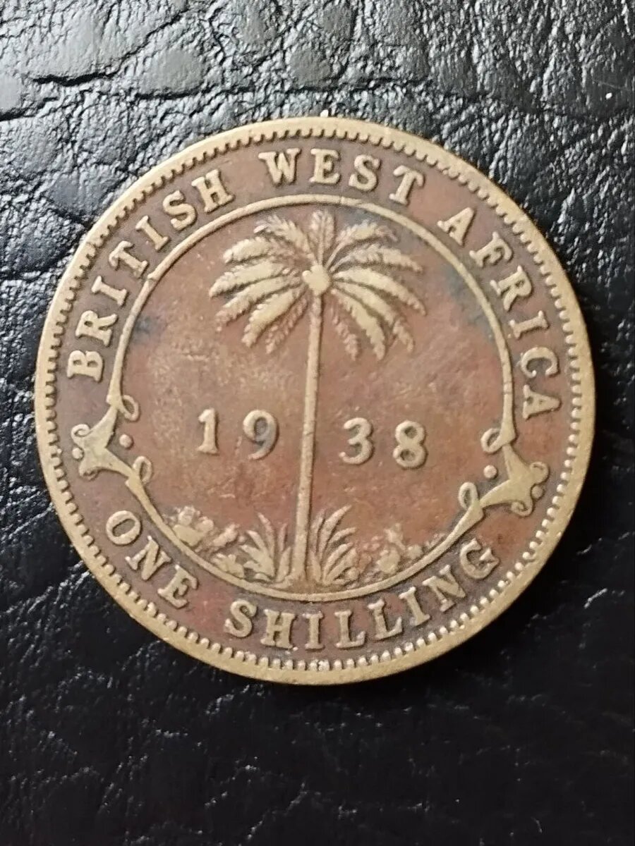 Монета Британская Западная Африка Один шиллинг-1938 год