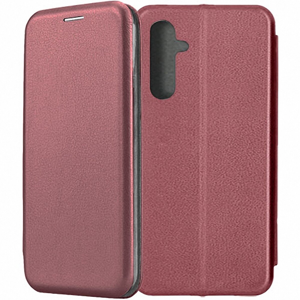 Чехол для Samsung Galaxy A54 5G A546 темно-красный / книжка, подставка, отделение для карт