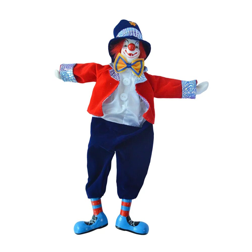 Кукла Арлекин Клоун Модель куклы-клоуна с нарядом 43 см