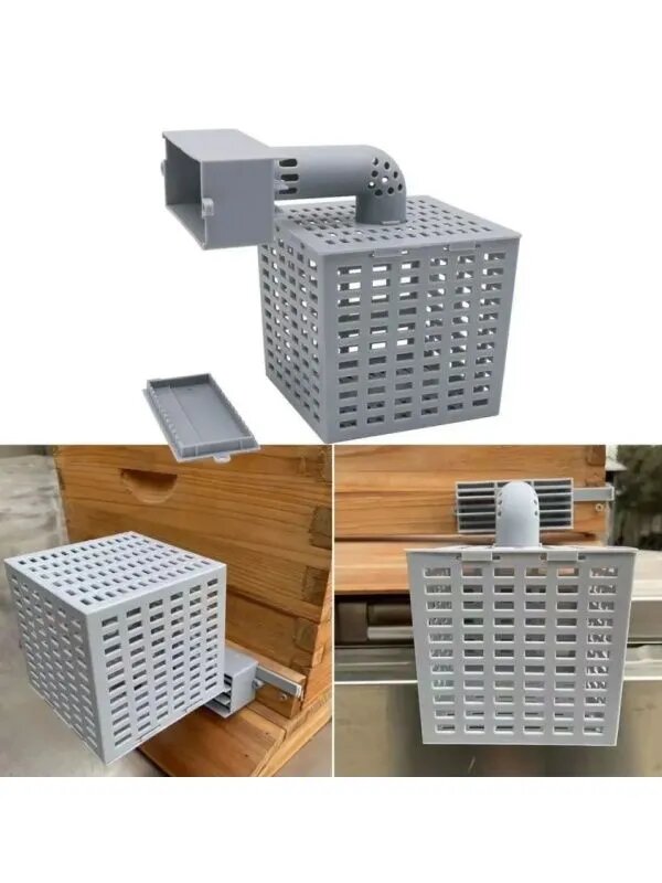Аксессуары для пчелиных сот отсеки для ульев, Серый, Пластик, 125x105 мм