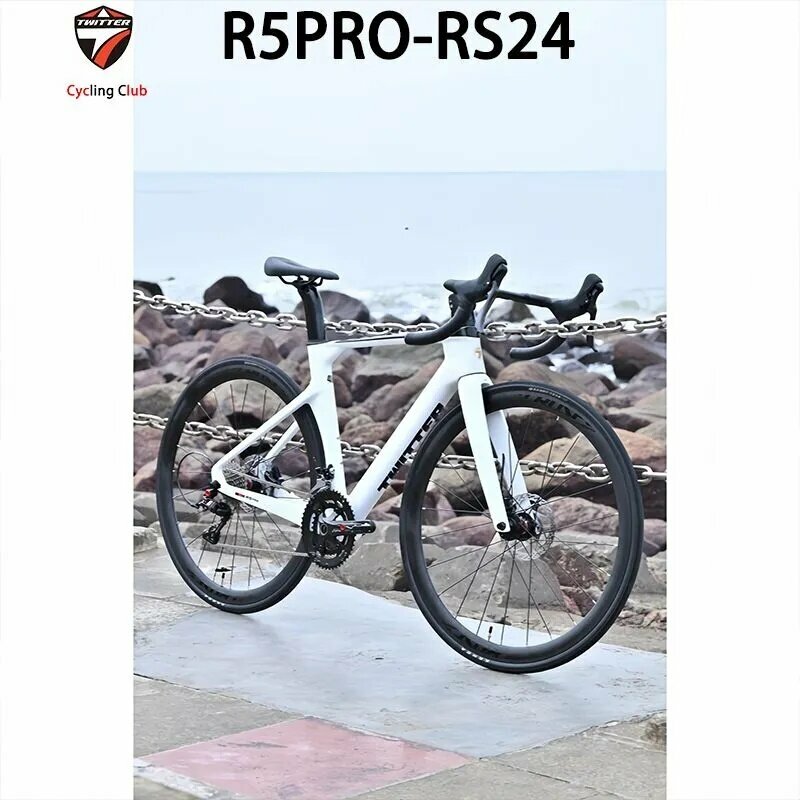 Twitter Велосипед Шоссейный, R5pro дисковый тормоз 24S aero racing, 2024