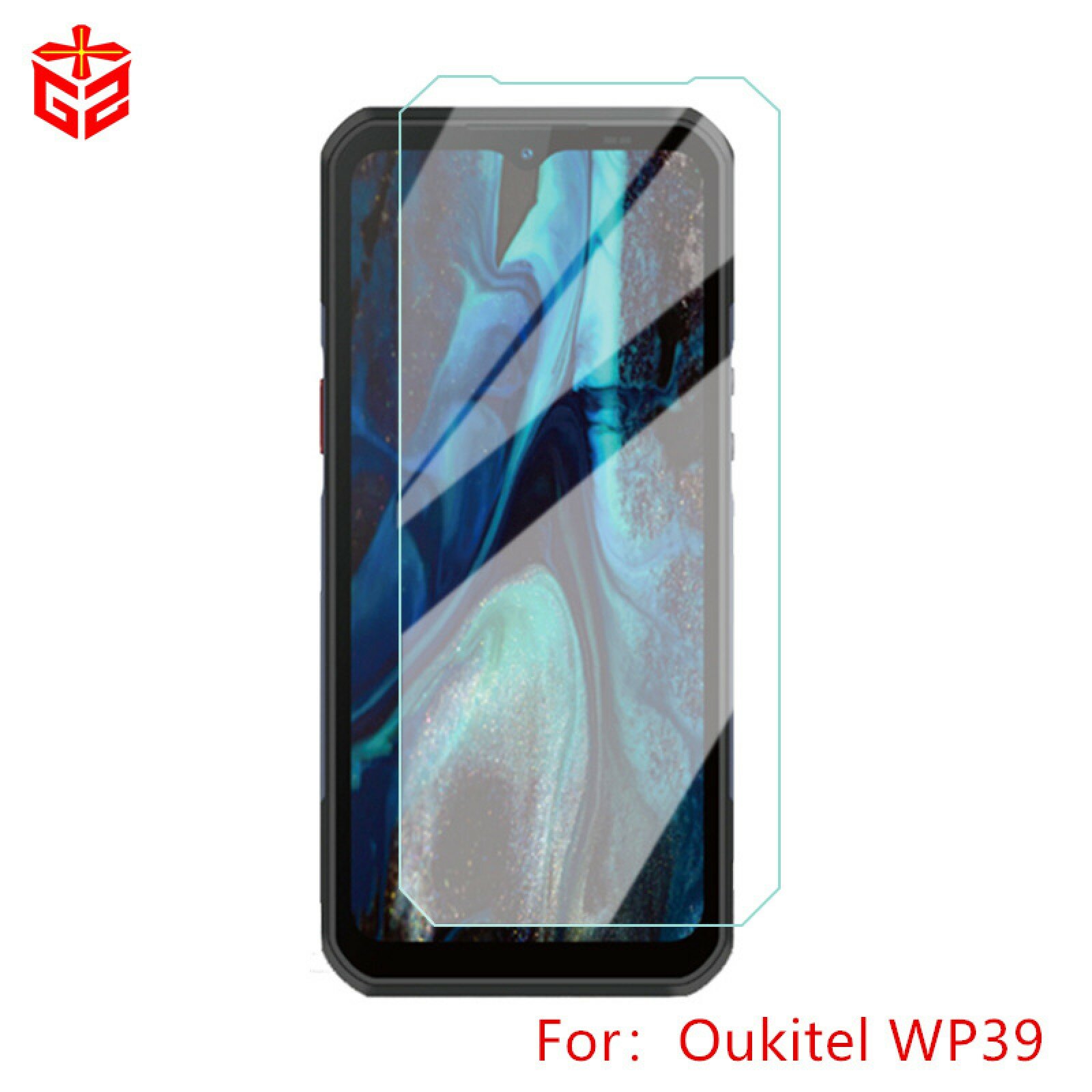 Защитное закалённое стекло MyPads Forti Glass для Oukitel WP39 с олеофобным покрытием