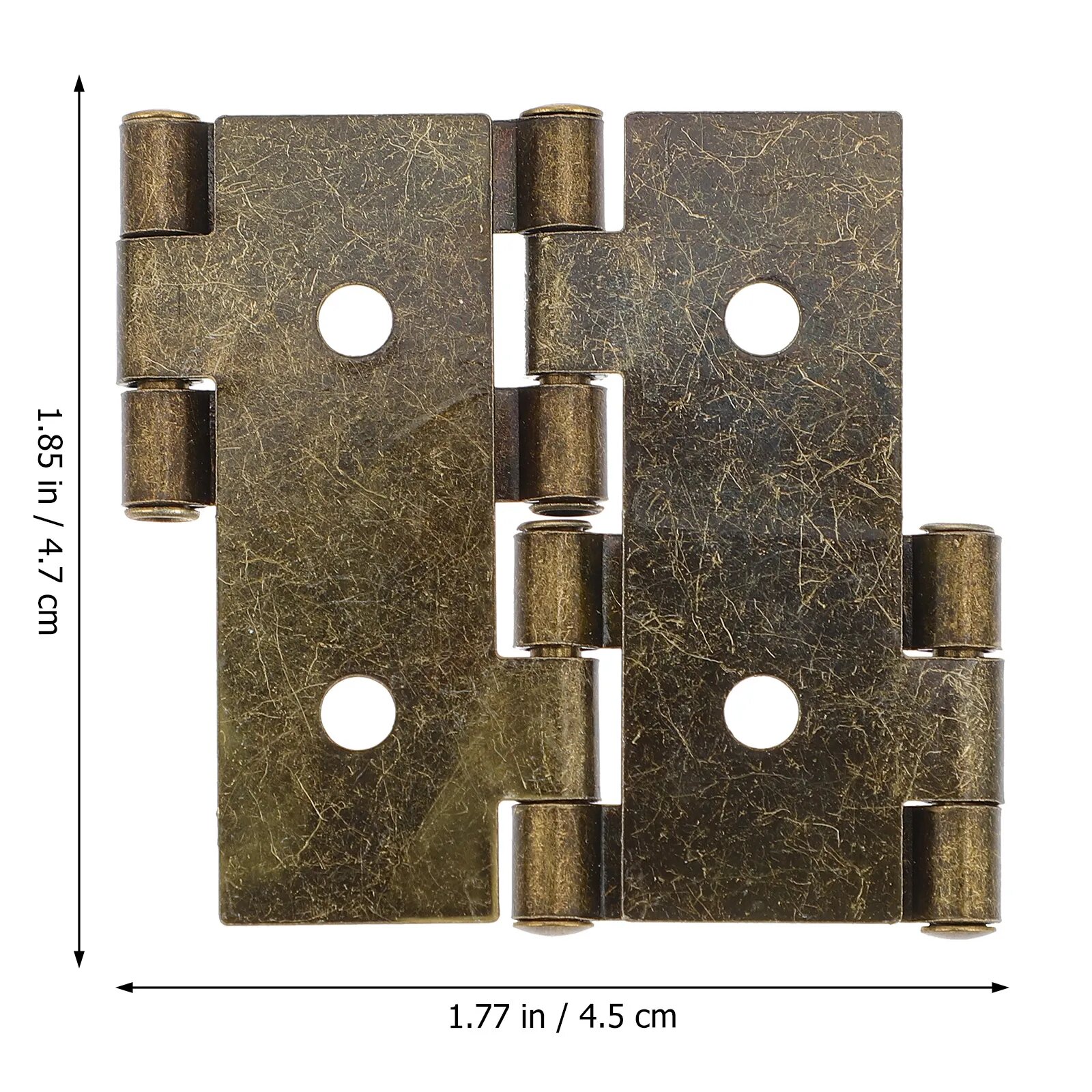 10 шт, железные петли премиум-класса для дверей шкафа, экрана ворот, складные сверхмощные мебельные петли, устройство для дверного доводчика в стиле ретро