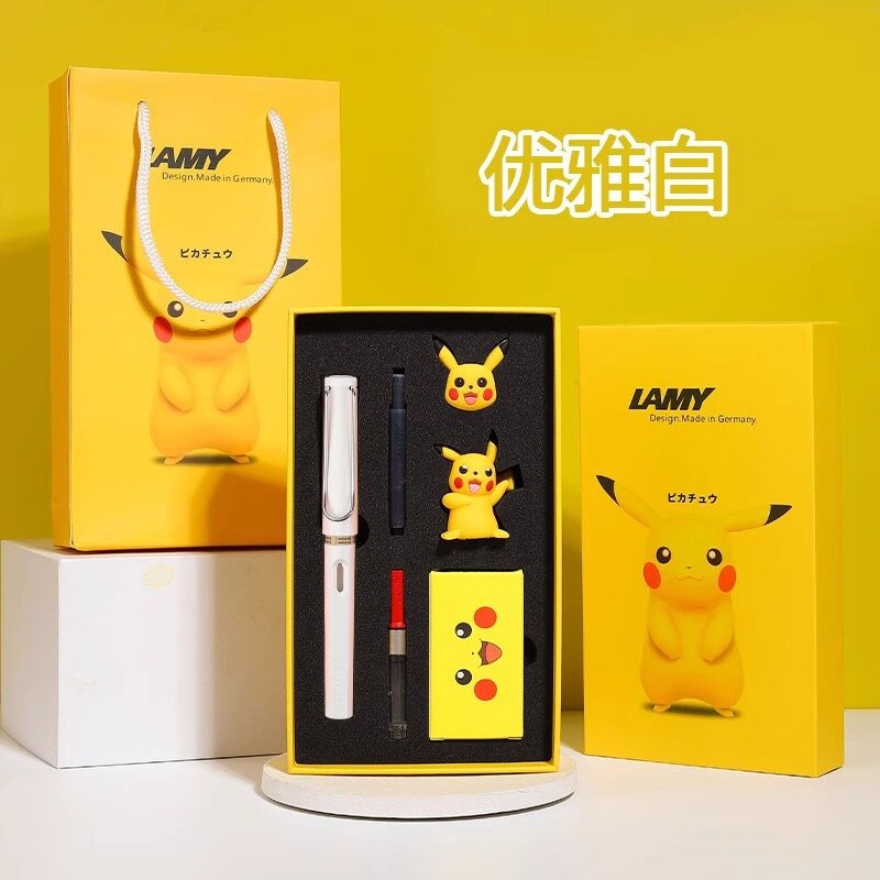 Немецкая перьевая ручка LAMY Hunter Pikachu в подарочной коробке, подарок для мужчин, женщин и студентов для практики письма, подарок на день рождения.