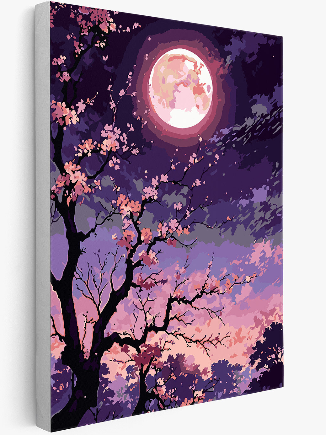 Картина по номерам сакура