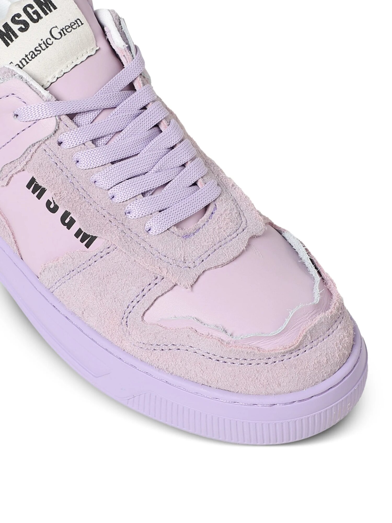 Кроссовки MSGM Logo sneakers, размер 41, purple — фото 1