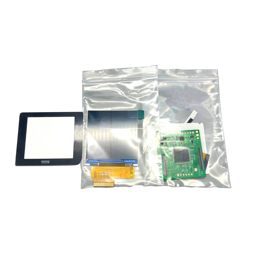 IPS экран Gameboy Pocket GBP, черный без отверстий