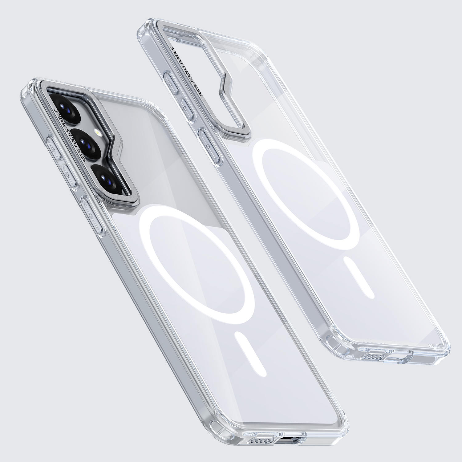 Чехол Для Samsung Galaxy S26 / Самсунг Галакси S26, soft touch, чехол-кардиомонитор, поликарбонат (PC), защита камеры, ударопрочный, усиленные углы, Samsung, Samsung Galaxy S26, transparent,