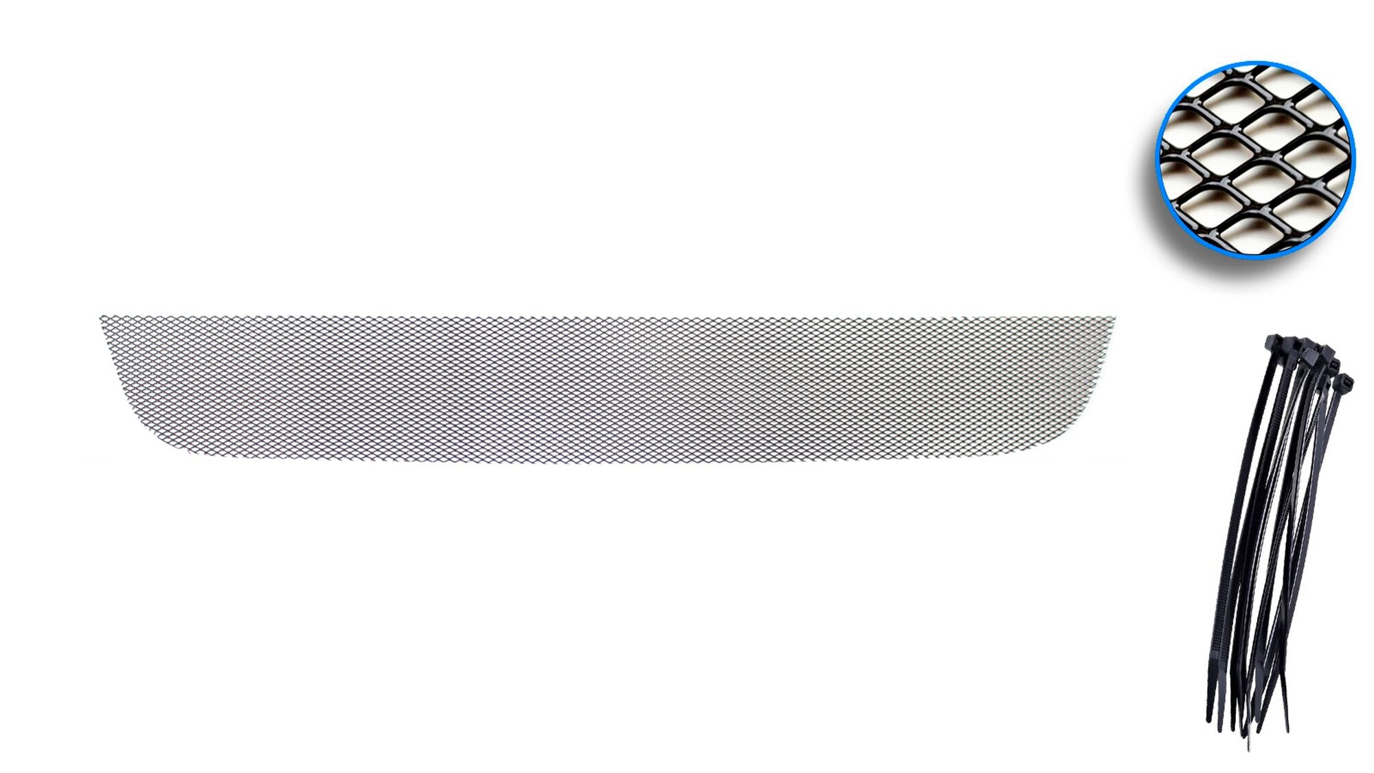 Защитная сетка радиатора для SKODA OCTAVIA A5 2008-2012 (II рестайлинг), низ, 1шт