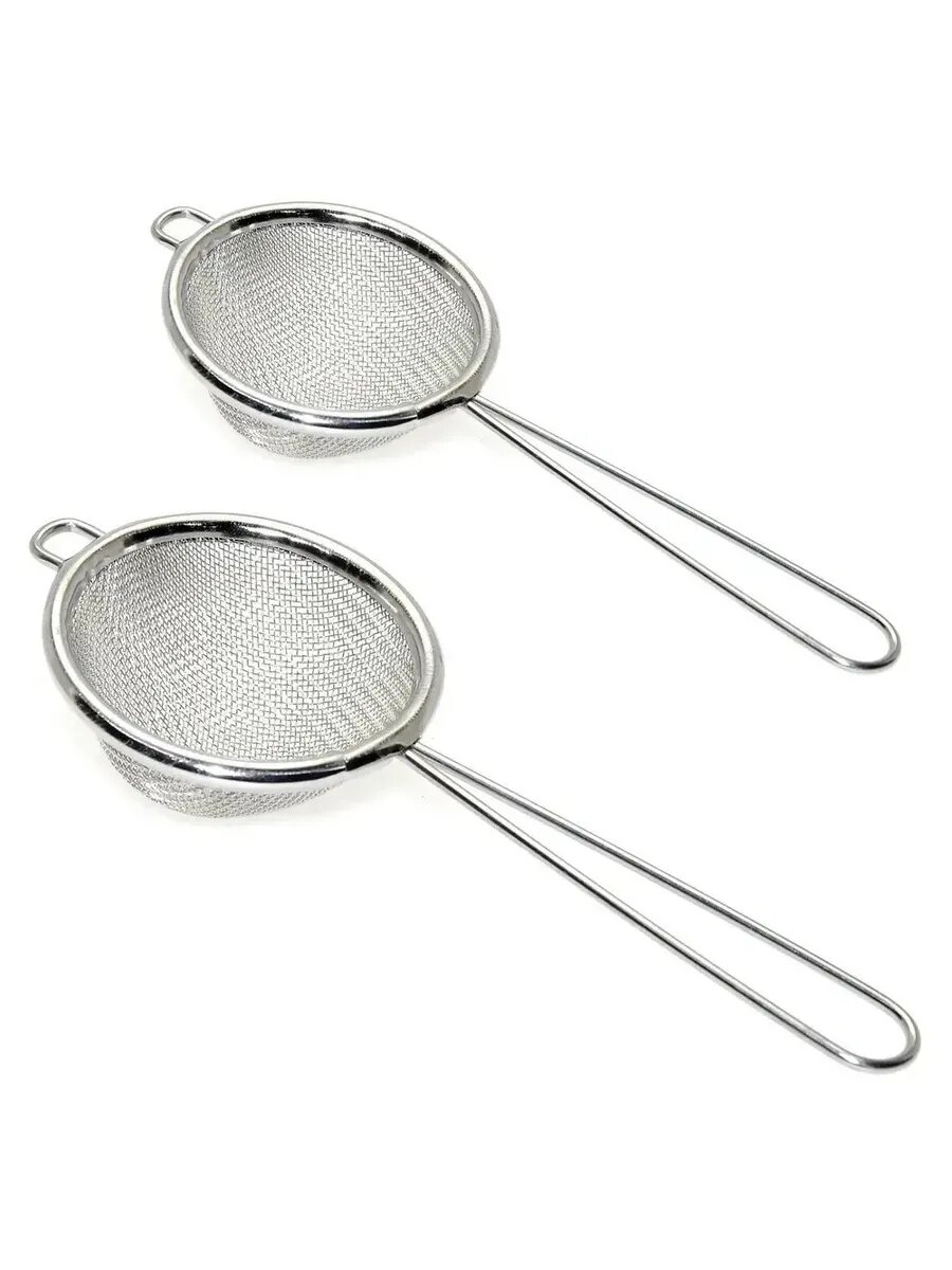 Комплект компактных кухонных сит для процеживания