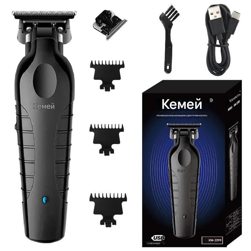 Kemei Машинка для стрижки KM-2299, черный