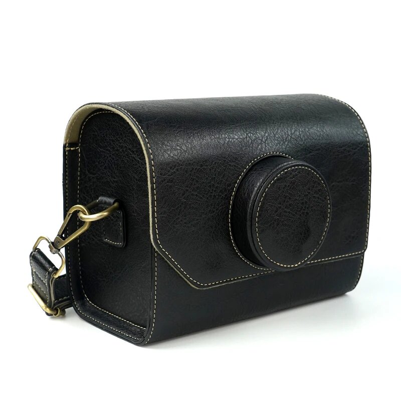 NiYi Focus Кожаная сумка для фотоаппарата Leather Black