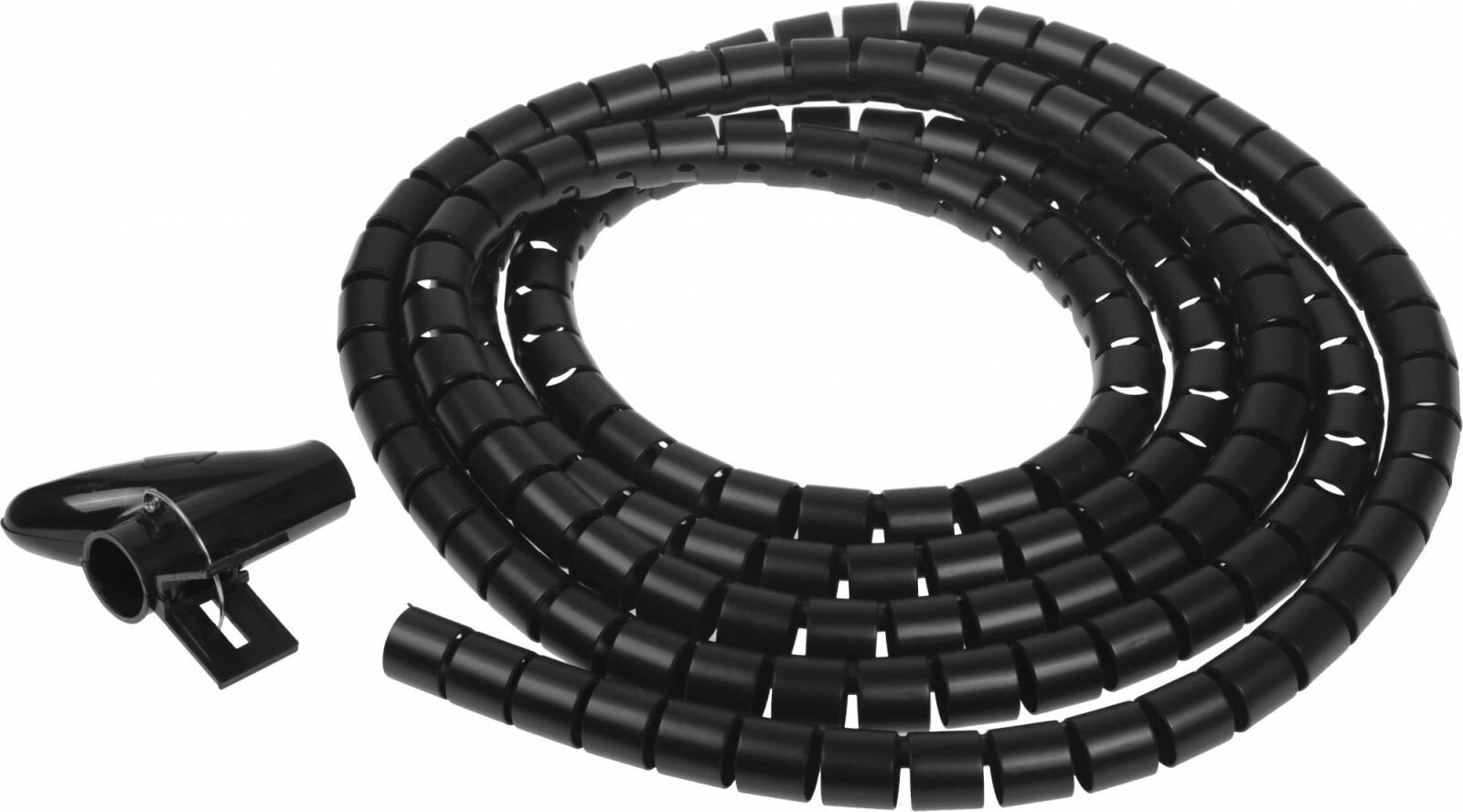 Кабельный органайзер Buro Spiral Hose, 20х3000 мм, черный (BU-CABORG-2X300)