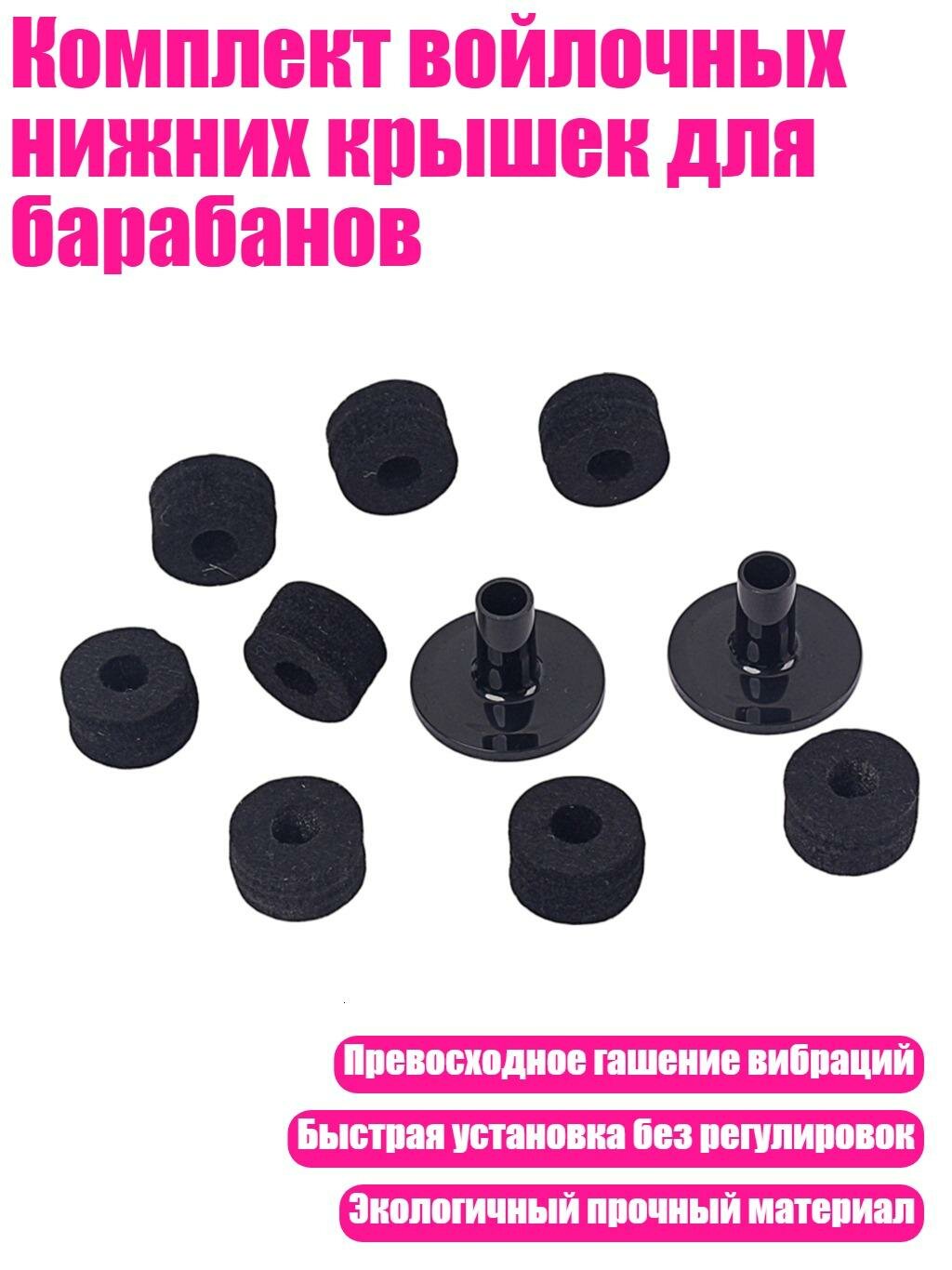 Комплект войлочных нижних крышек для барабанов, WC71