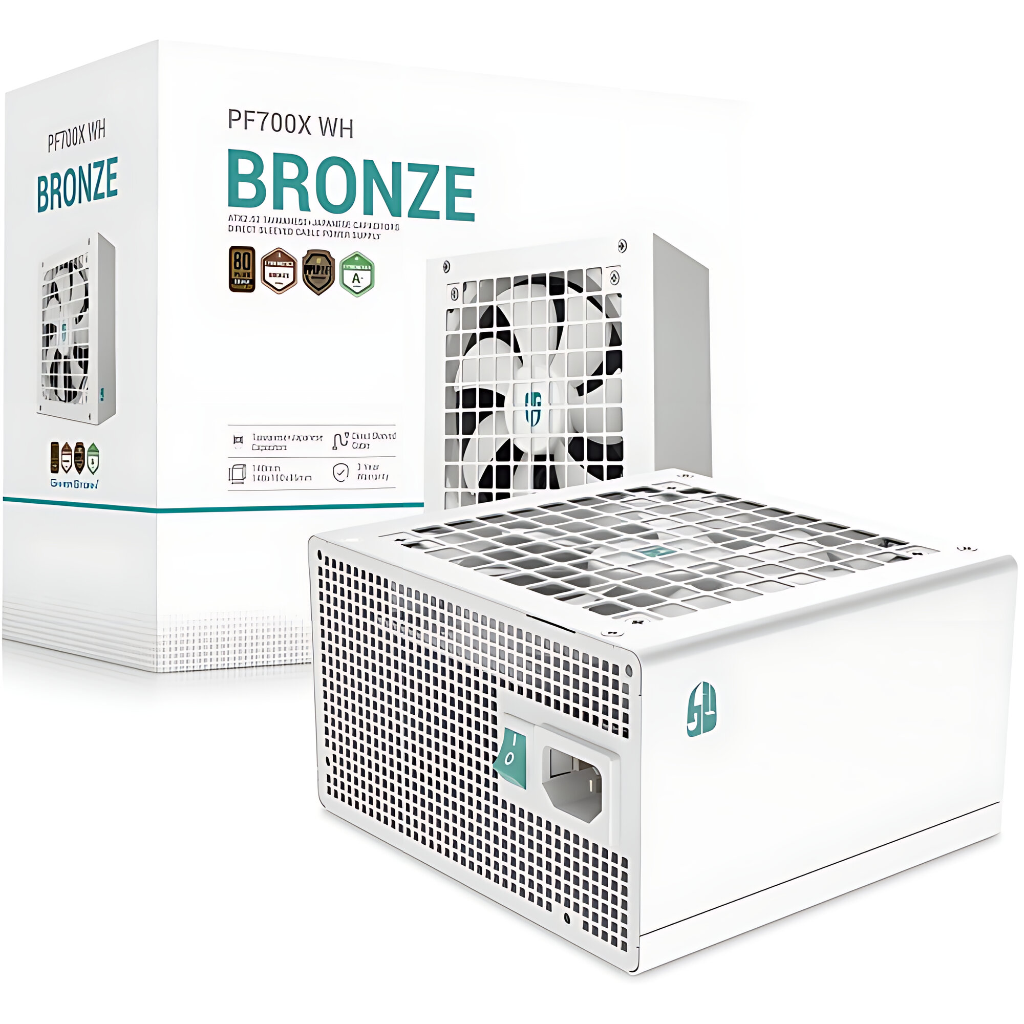 Блок питания DeepCool 700W GAMERSTORM PF700X WH White (120 мм, 80 PLUS Bronze)