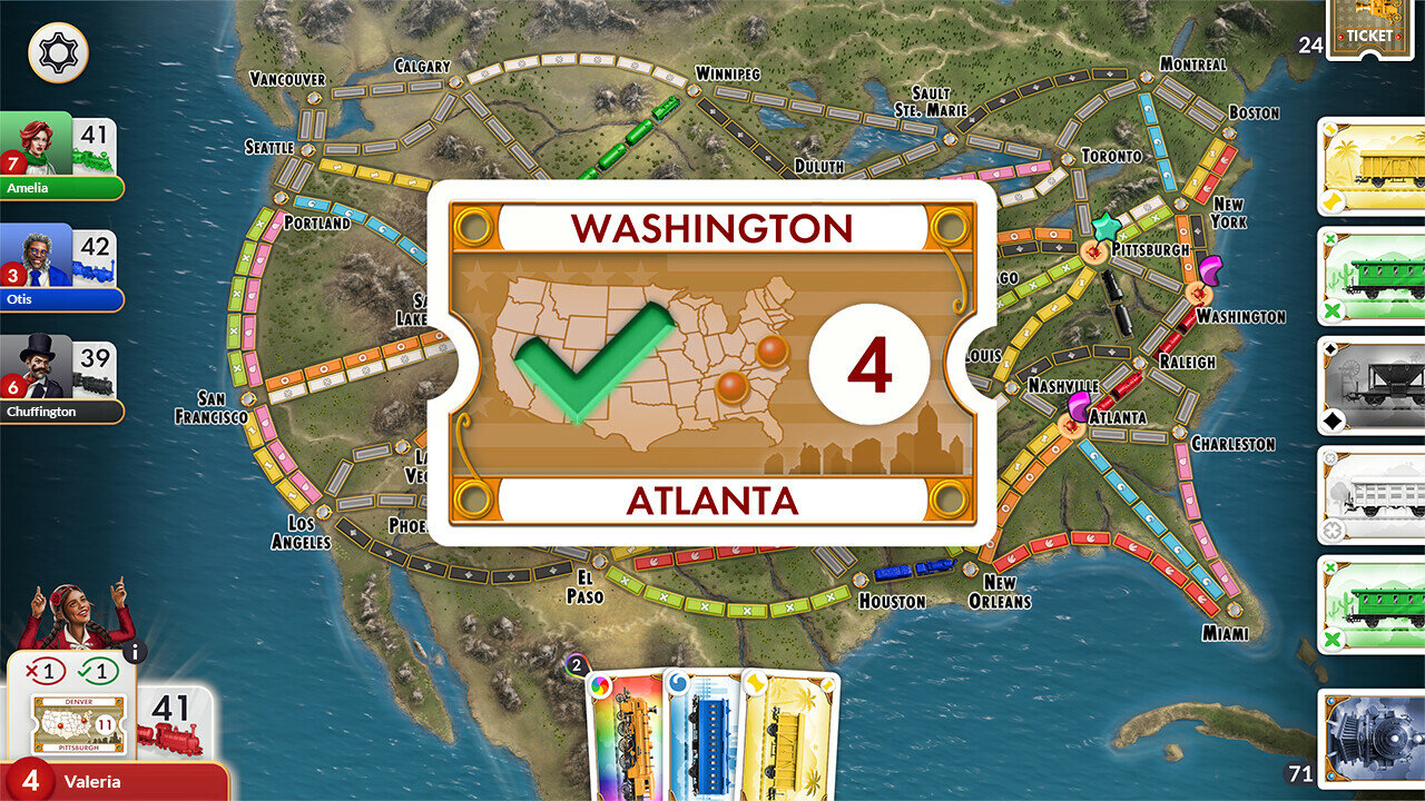 Ticket to Ride - USA 1910 Ticket Pack DLC PC Steam Ключ • Активация Steam