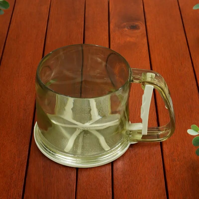 Кружка-сито, 17х11,7х9,5 см, нержавеющая сталь, для просеивания муки, сахарной пудры и других сыпучих ингредиентов в истинное удовольствие.