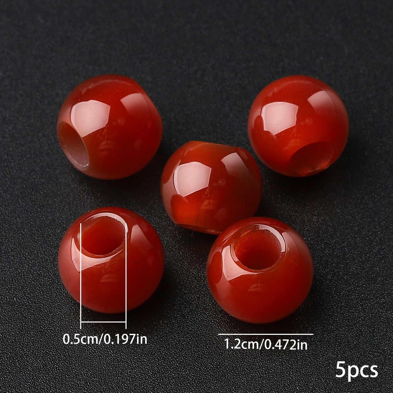 Натуральные каменные бусины GMB724 12 мм, агат, тигровый глаз, нефрит Красный, red agate