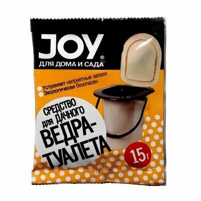 Средство для дачного ведра-туалета JOY, 15 г/набор из 2 штук